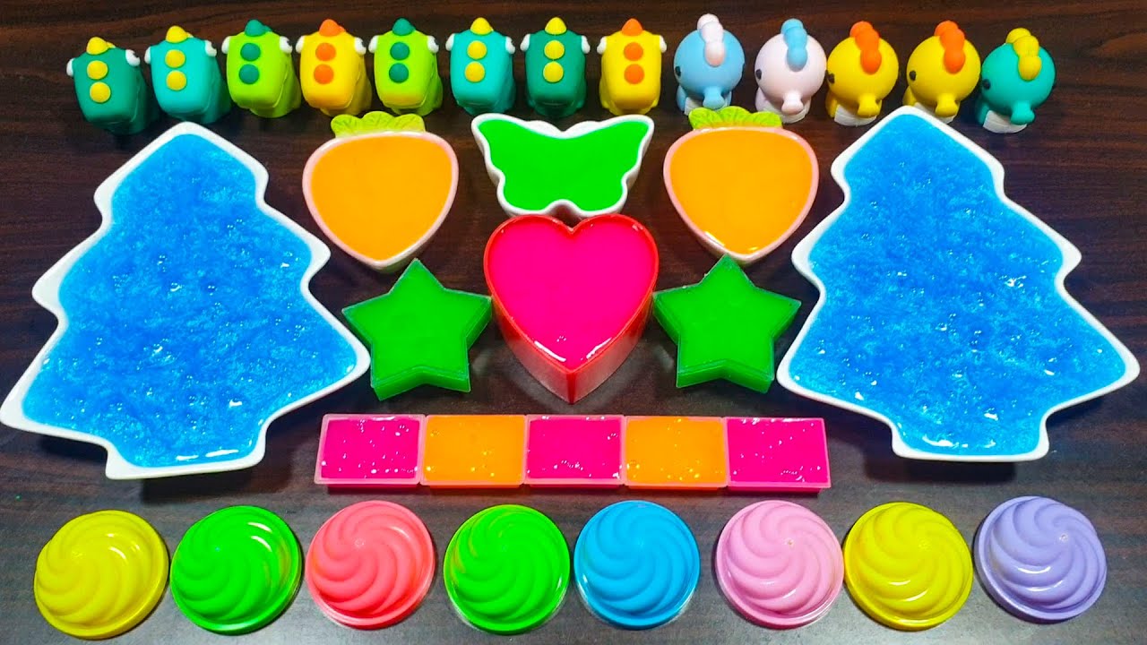 SLIME COLORING| MIXING MY STORE BOUGHT SLIME ! MOST SATISFYING SLIME ...