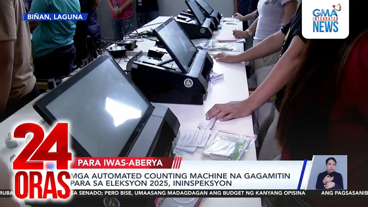 Mga automated counting machine na gagamitin para sa Eleksyon 2025 ...
