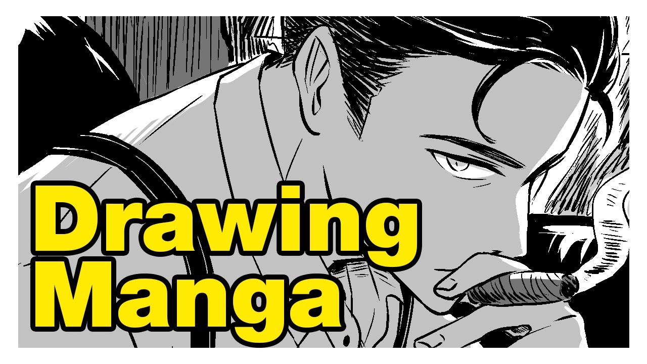 How I draw manga-style illustration - YouTube