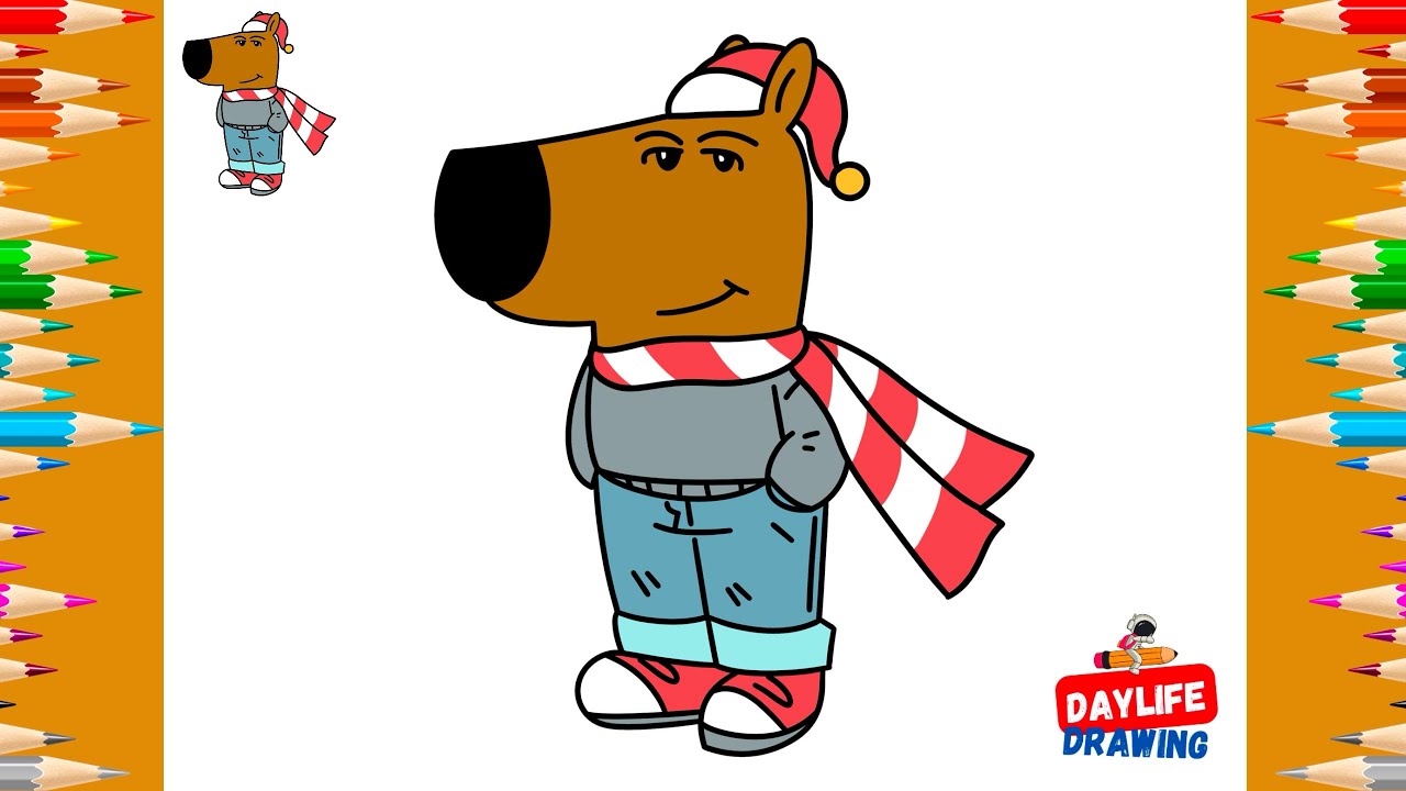 How to Draw Christmas Chill Guy | Simple and Easy Christmas Drawing ...