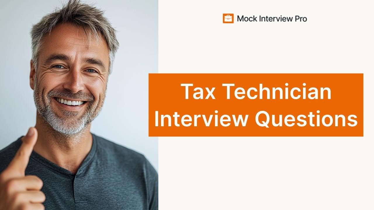 Tax Technician Interview Questions and Answers - YouTube
