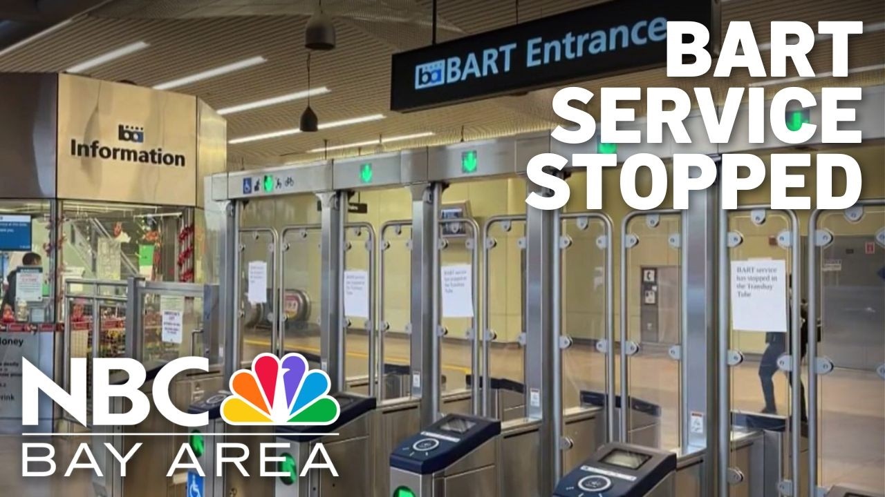 ‘Loss of communications' halts BART service at Transbay Tube - YouTube