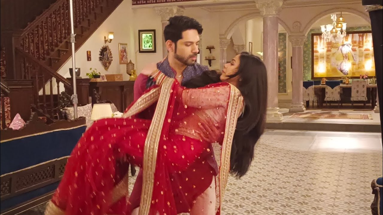 kundli milan on location || yash ne anjali ko god me utha kar ...