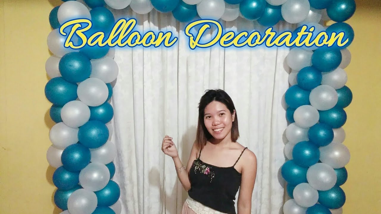 Diy Balloon Column Backdrop | Birthday | Wedding | Baptism | Reunion ...