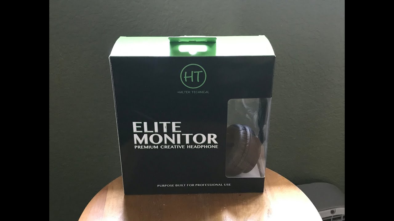 Halter Technical Elite Monitor headphones - YouTube