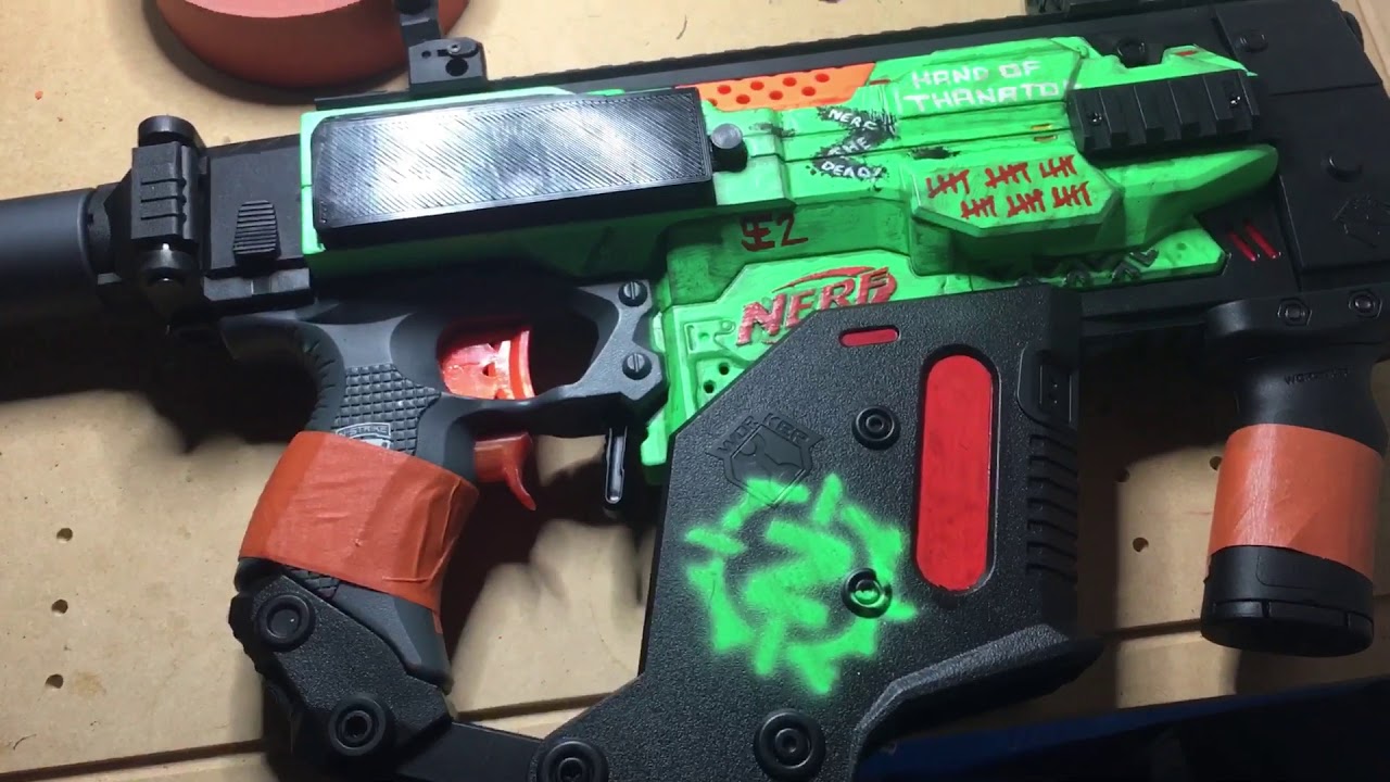 Nerf Mod: zombiestrike stryfe: worker accessories etc...vector kit ...