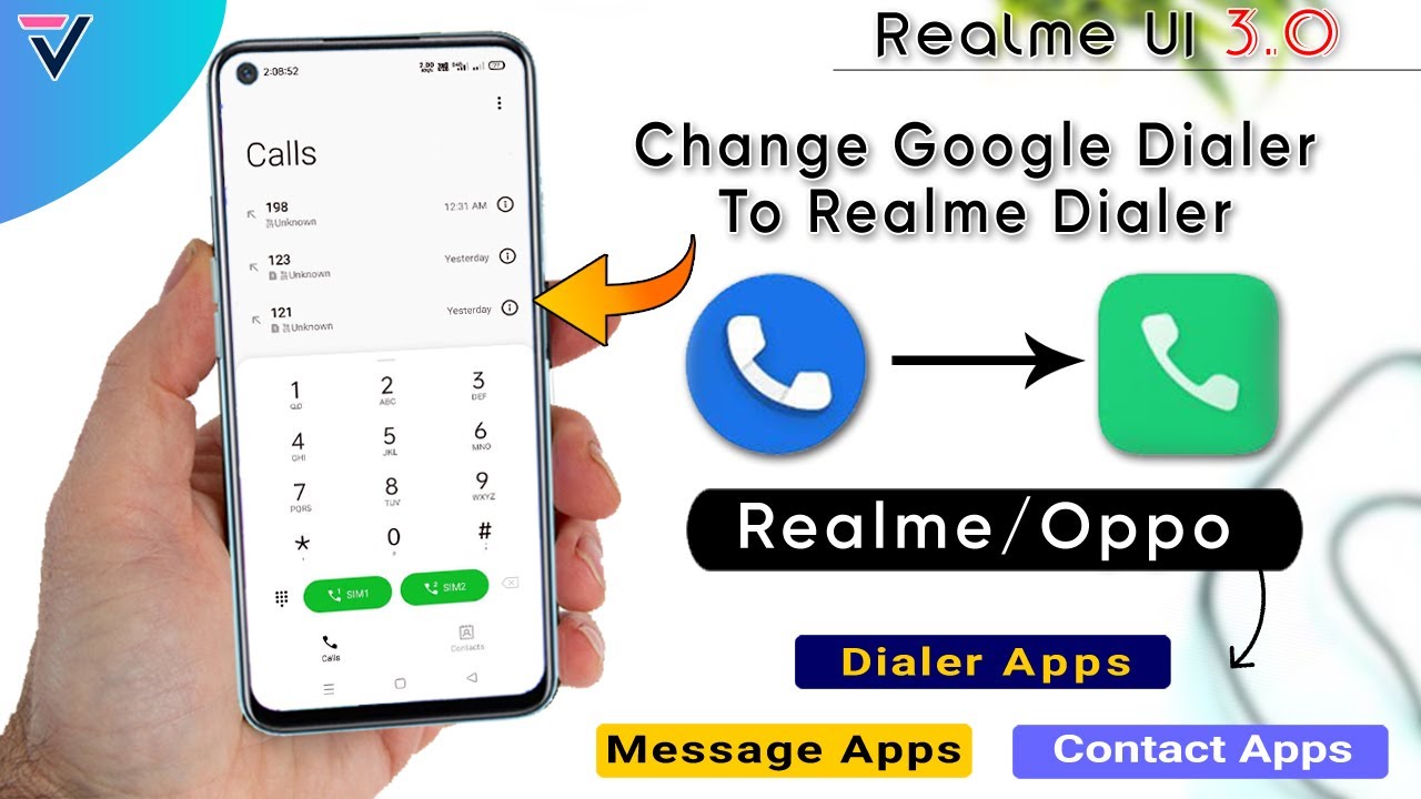 Realme Dialer New Update | Replace Google Dialer To Realme Dialer ...