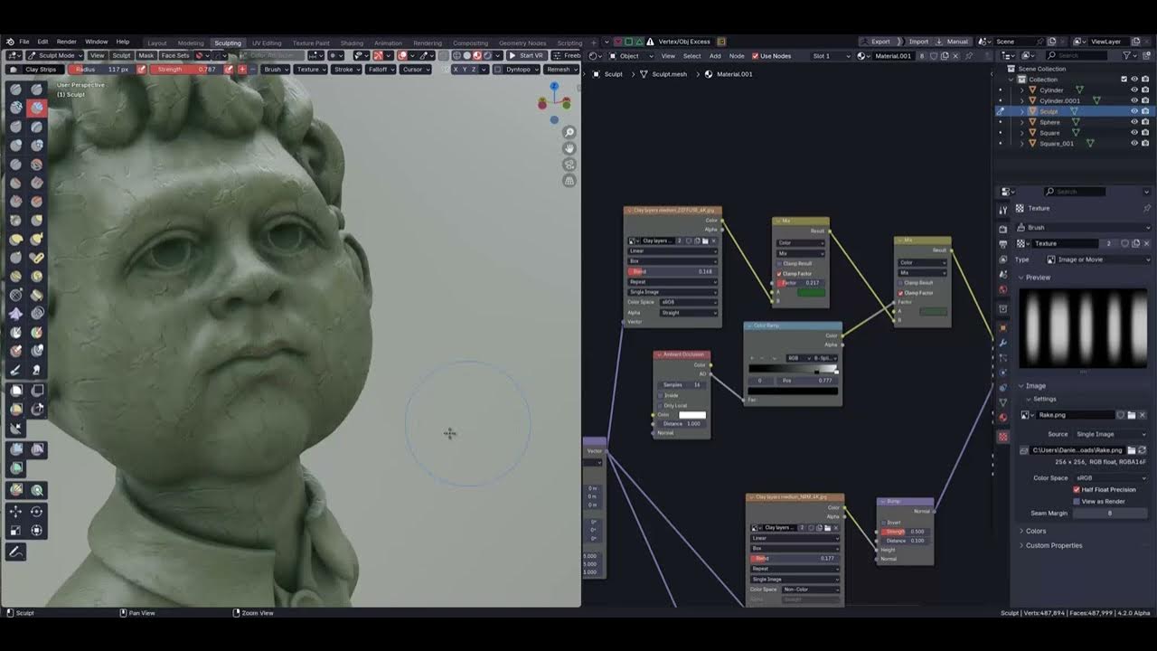 EEVEE Next Clay Sculpting Shader - YouTube