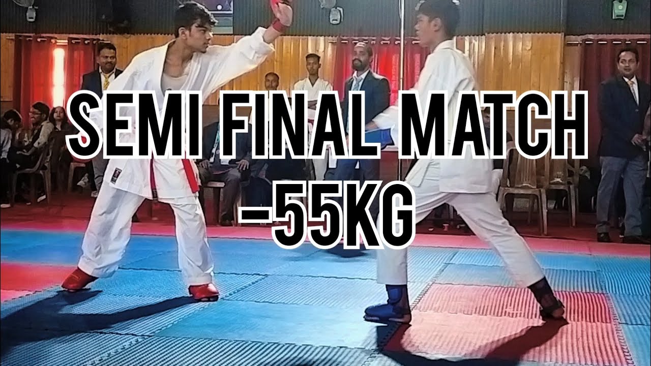 NATIONAL KARATE CHAMPIONSHIPS 🥋🥊 UTTAR PRADESH SEMI FINAL MATCH -55KG ...