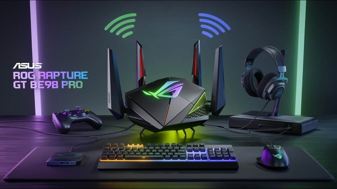 Asus ROG Rapture GT BE98 Pro - YouTube
