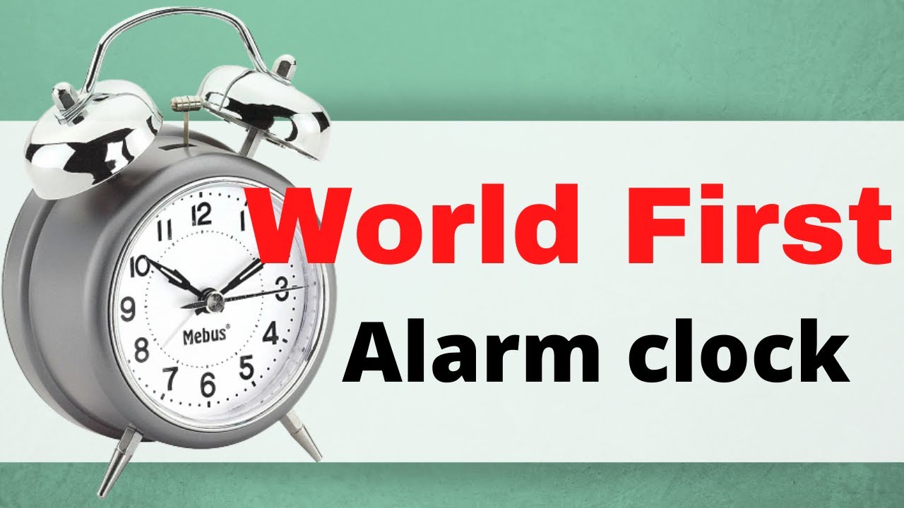 World first Alarm clock? only 4:00AM? Levi Hutchins? #shorts # ...