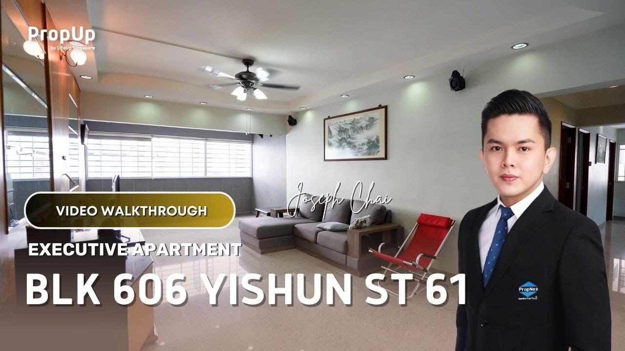 Blk 606 Yishun St 61 Executive Apartment Video Walkthrough - Joseph ...
