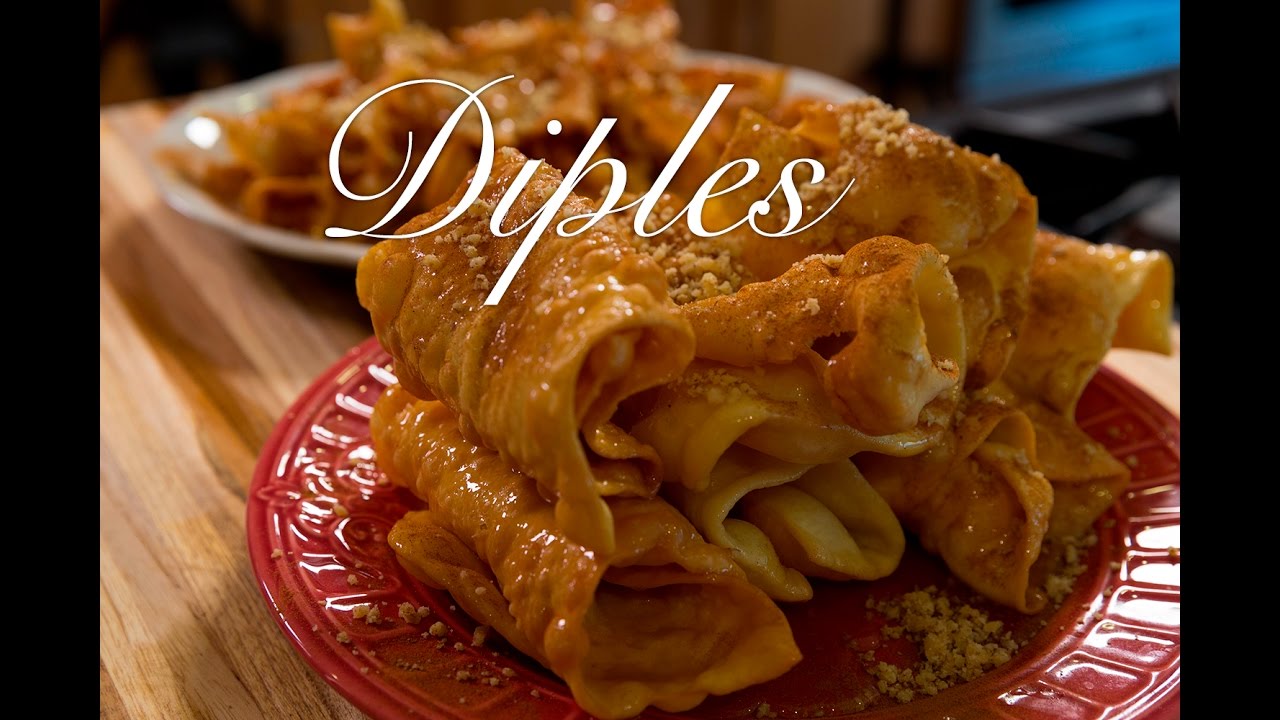 Diples; δίπλες (Greek honey dipped fried pastries) - YouTube