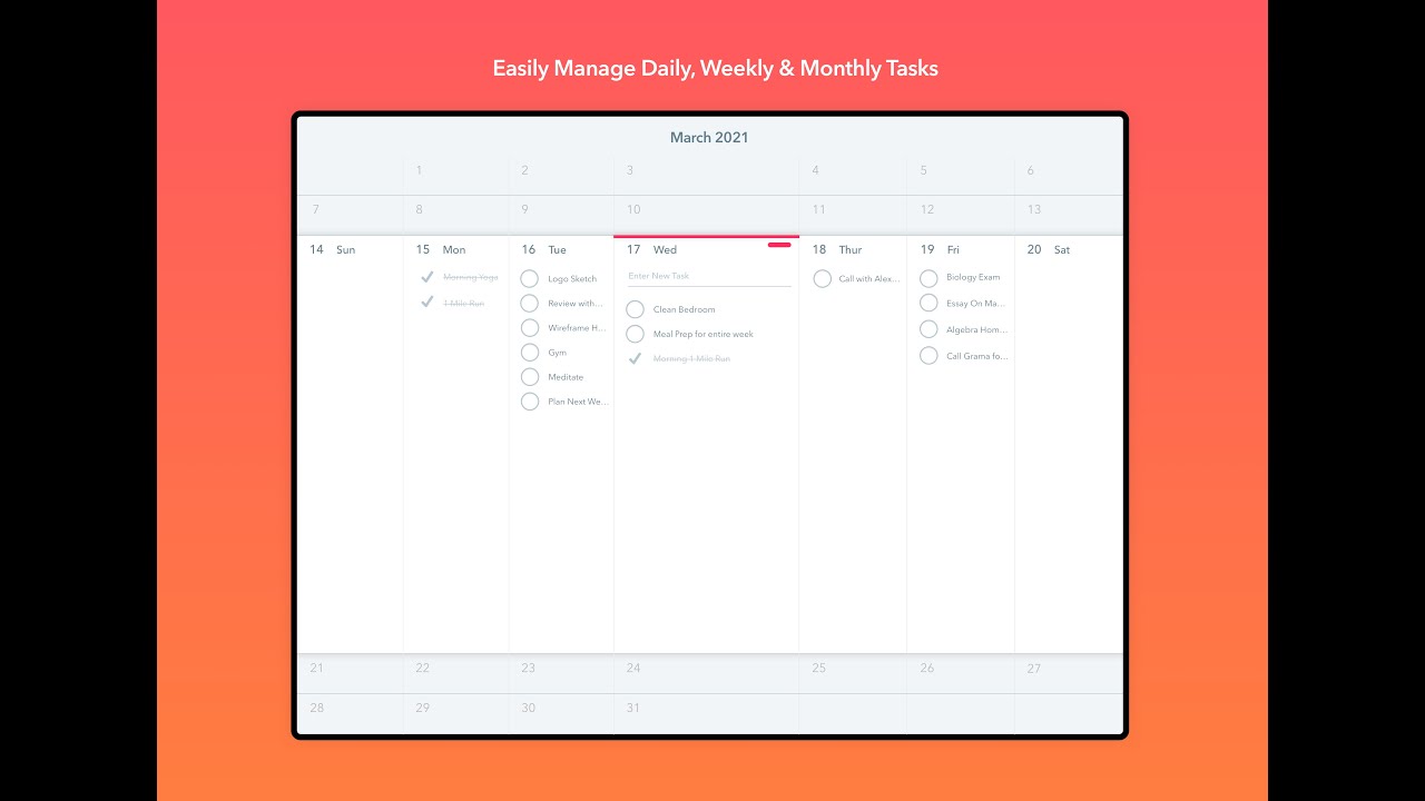 Taskcaly, The New Task Calendar App - YouTube