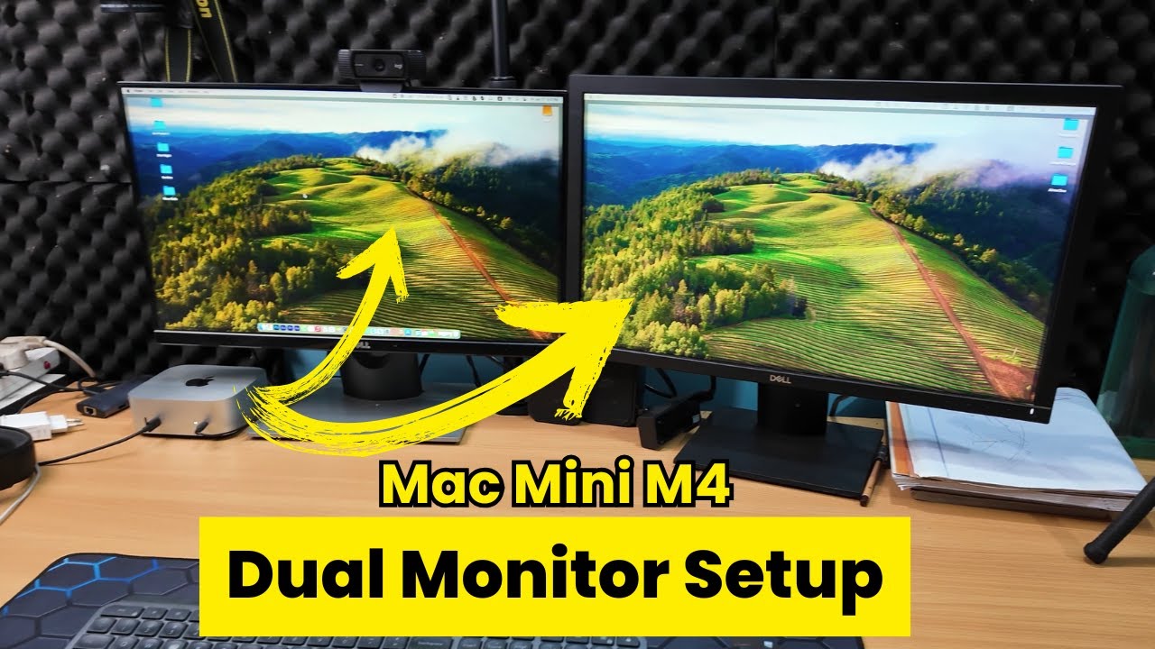 Mac Mini Dual Monitor Setup - How to Setup Two Monitors in Mac Mini m4 ...