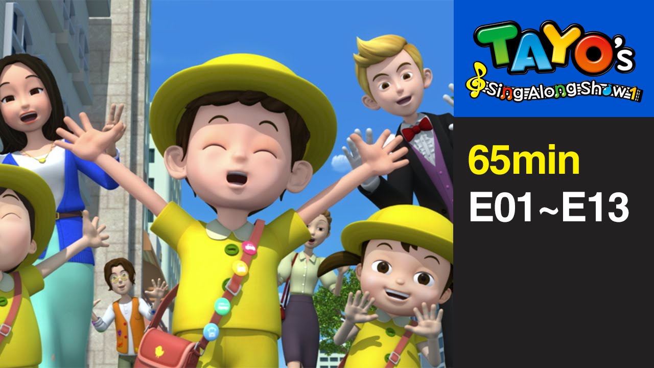 [Tayo Sing Along Show] All 13 Episodes Compilation (65 mins) - YouTube