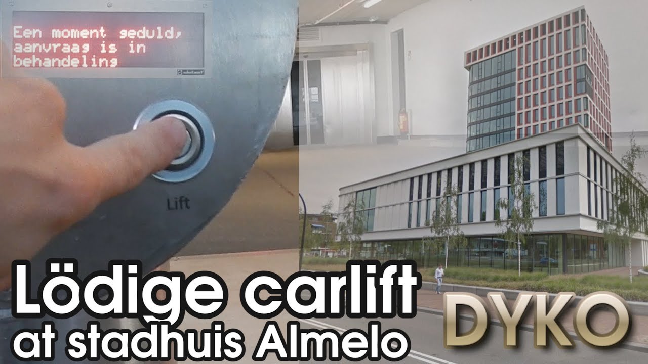 Lödige Car lift at carpark gemeentehuis (city hall) Almelo - YouTube