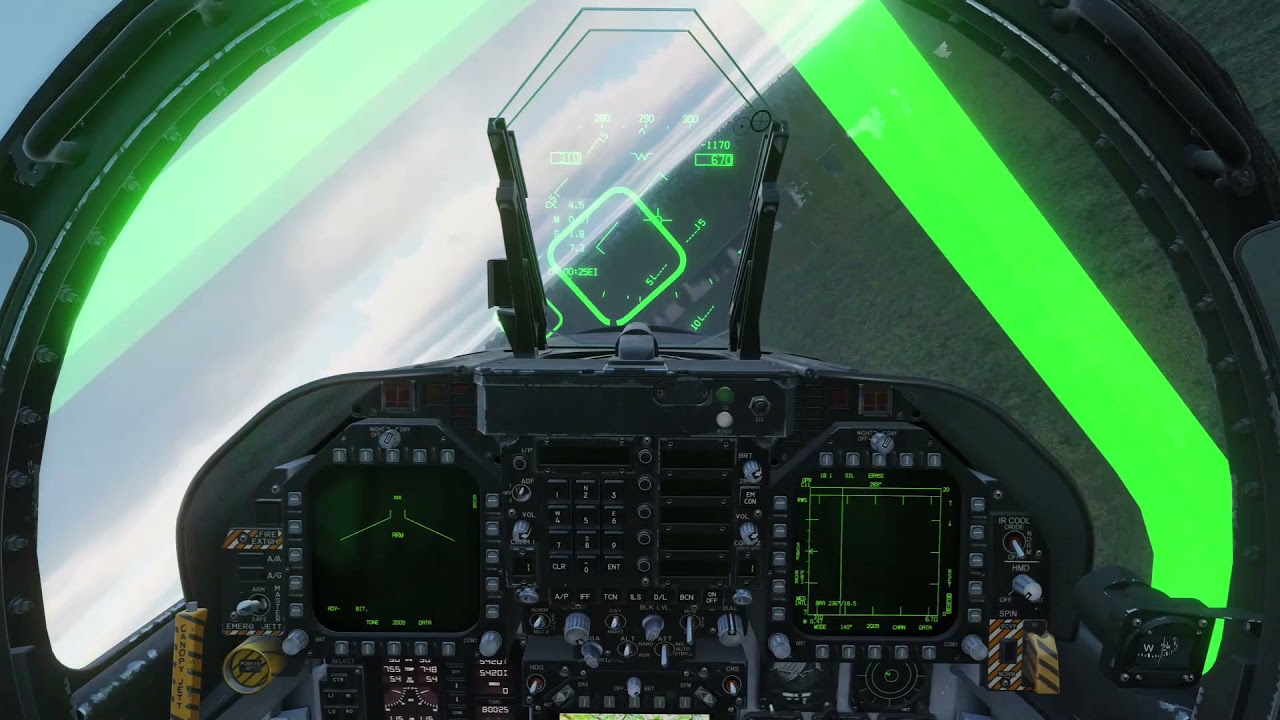 DCS F-18 vertical tail wagging, jerking and or shaking(1) - YouTube