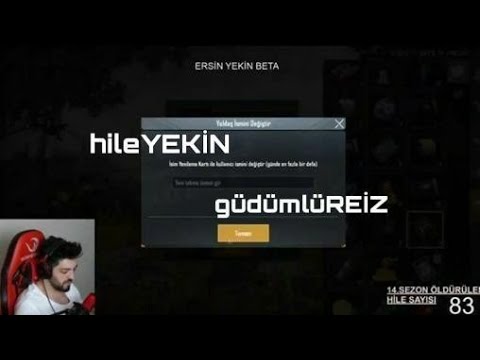 ERSİN YEKİN OYUNDAKİ İSMİNİ DEĞİŞTİRMEYİ DENİYOR! - PUBG MOBİLE