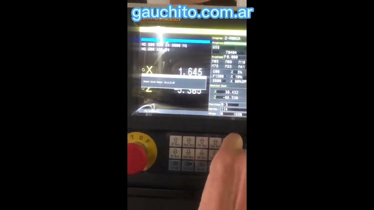 Como hacer rosca con ciclo fijo G92 Bs As - YouTube