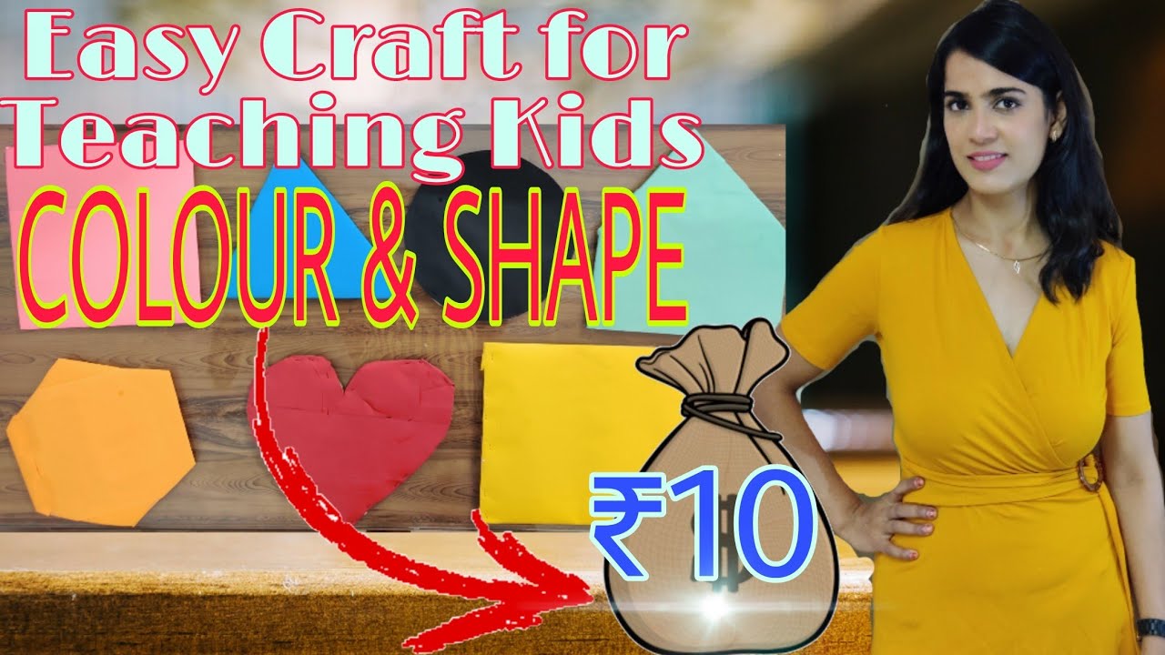 Geometric Shapes Creativity|Play & learn Colour & Shapes creatively ...