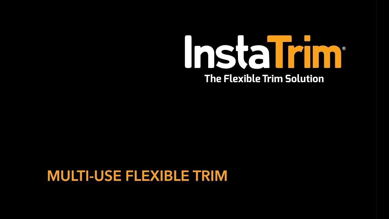 Flexible Trim Strips From InstaTrim Have Multiple Uses - YouTube