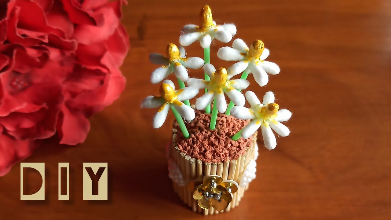 Amazing miniature showpiece making || Very Easy DIY Craft Creativity 🌼 ...