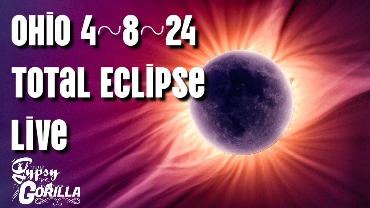 The Total Eclipse Live in Ohio. 3 min 55seconds of Total Blackness ...