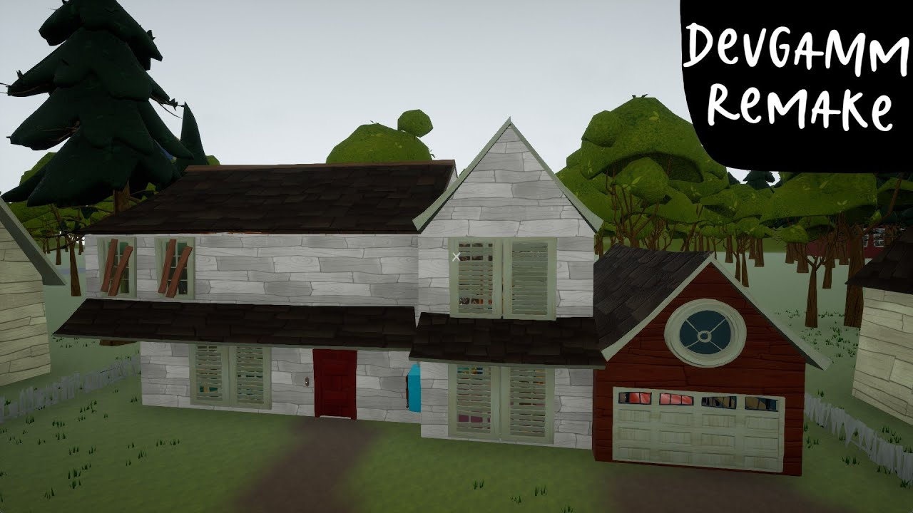 Devgamm Remake - Hello Neighbor mod kit - YouTube