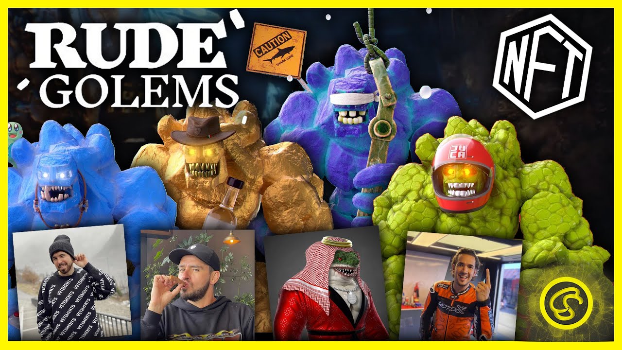 🗿 RUDE GOLEMS NFT (#RUDEGOLEMS) MEJOR COLECCIÓN de NFTs en SOLANA - YouTube