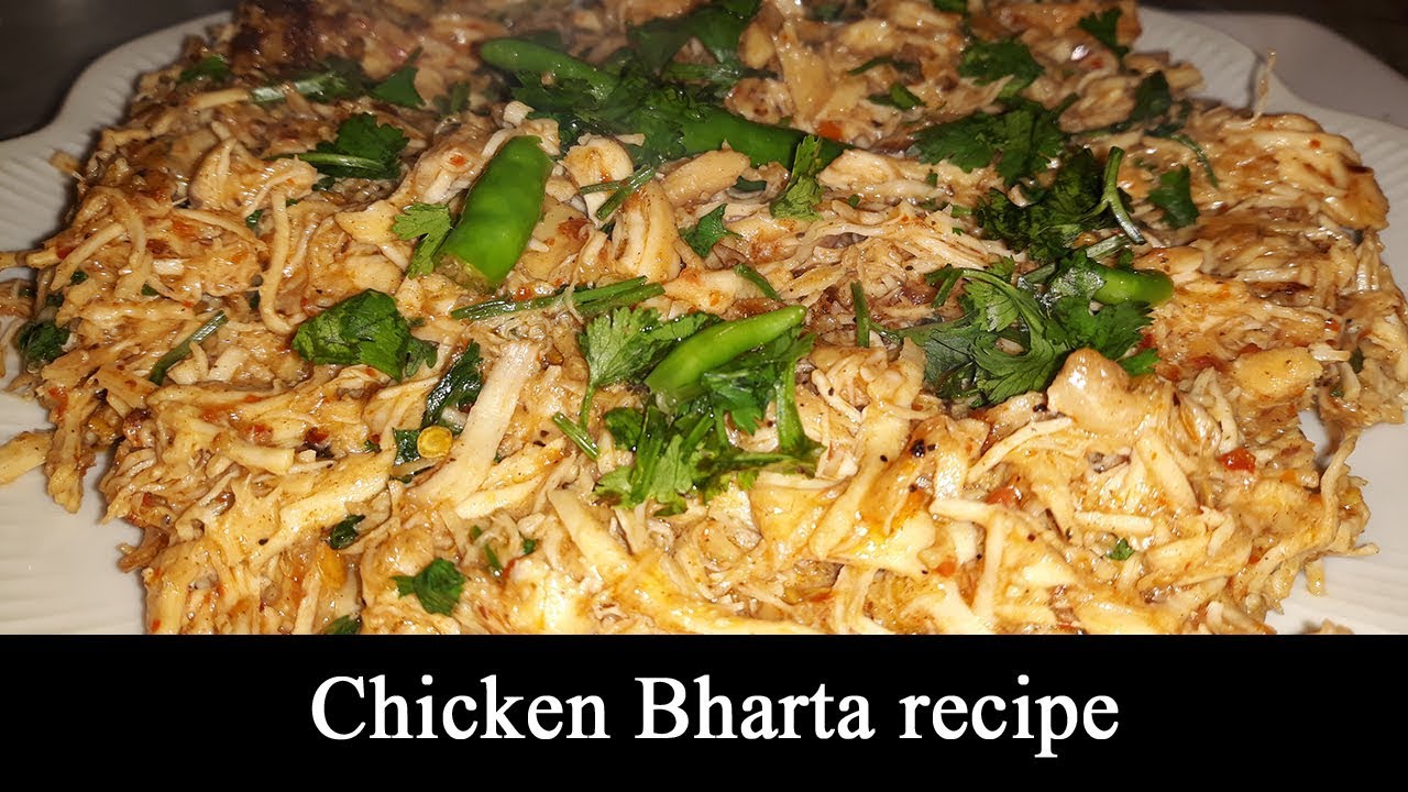 chicken bharta Simple recipe - how to make chicken bharta recipe - gul ...