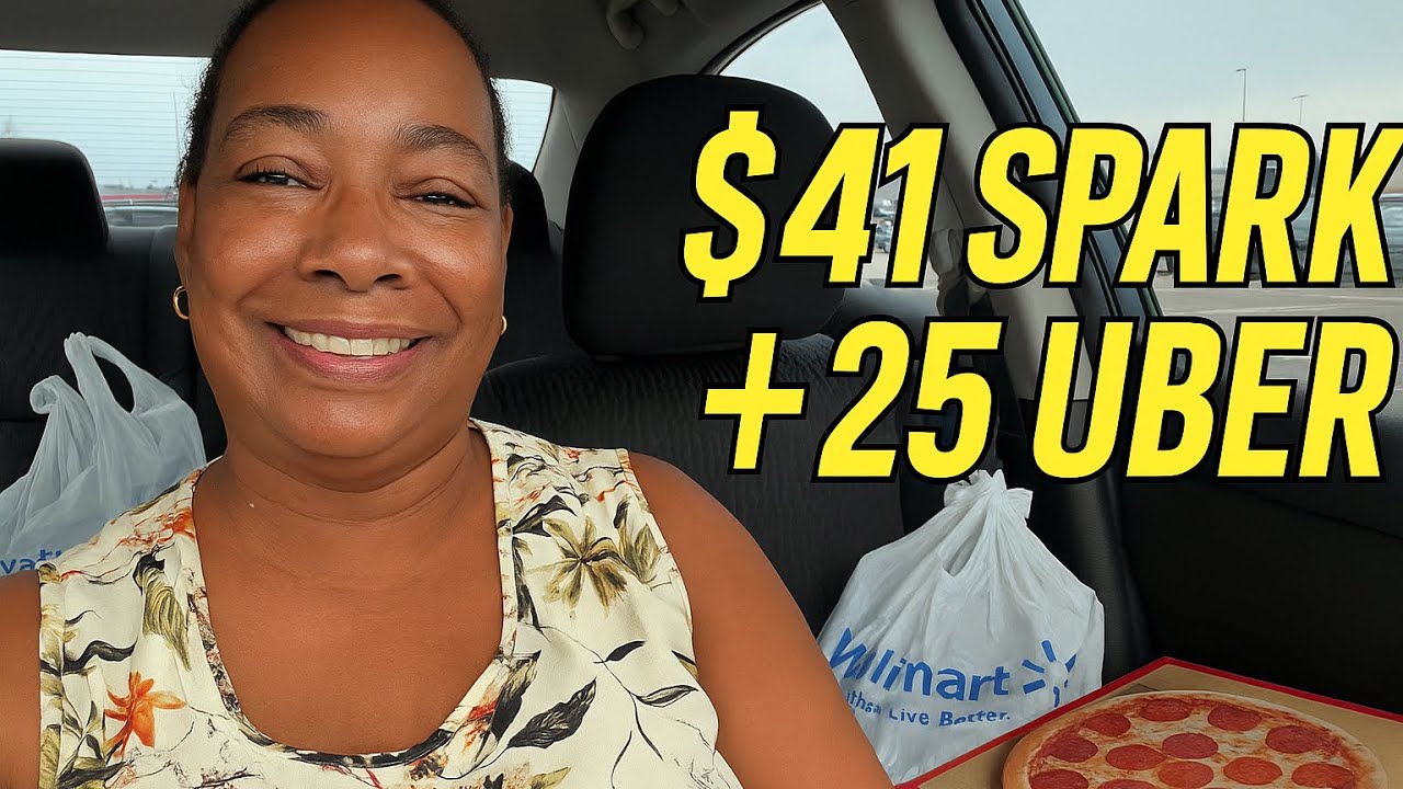 Walmart Spark Delivery 2025 | Spark Driver Vlog $41 Order + Uber Eats ...