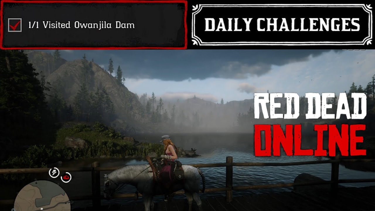 Visited Owanjila Dam | Daily Challenges • Red Dead Online RDR2 RDO ...
