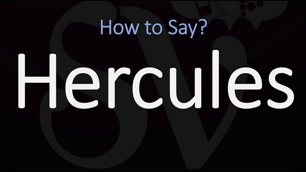 How to Pronounce Hercules? (CORRECTLY) - YouTube
