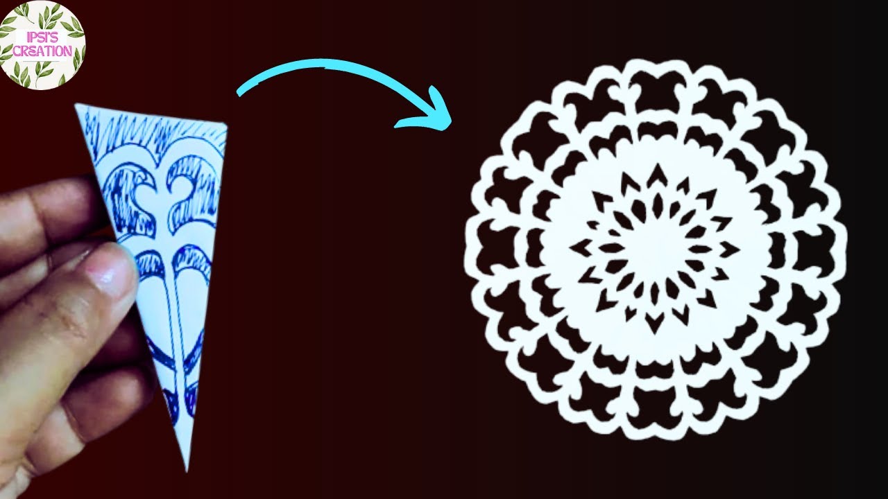 Paper Cutting Snowflake ️/ How to Make Nice Papercraft - YouTube