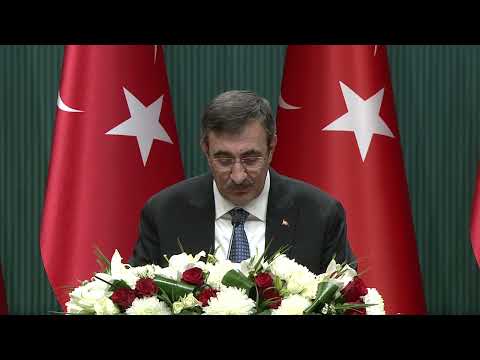 Cumhurbaşkanı Yardımcısı Cevdet Yılmaz 2025 Yılı Merkezi Yönetim Bütçe Bağlama Töreninde Konuştu