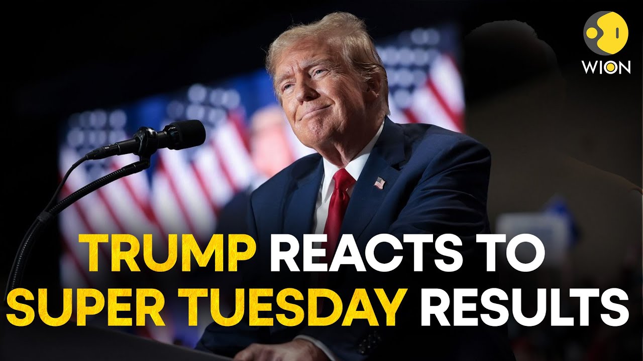 Super Tuesday 2024 LIVE: Trump reacts to Super Tuesday results | Donald ...