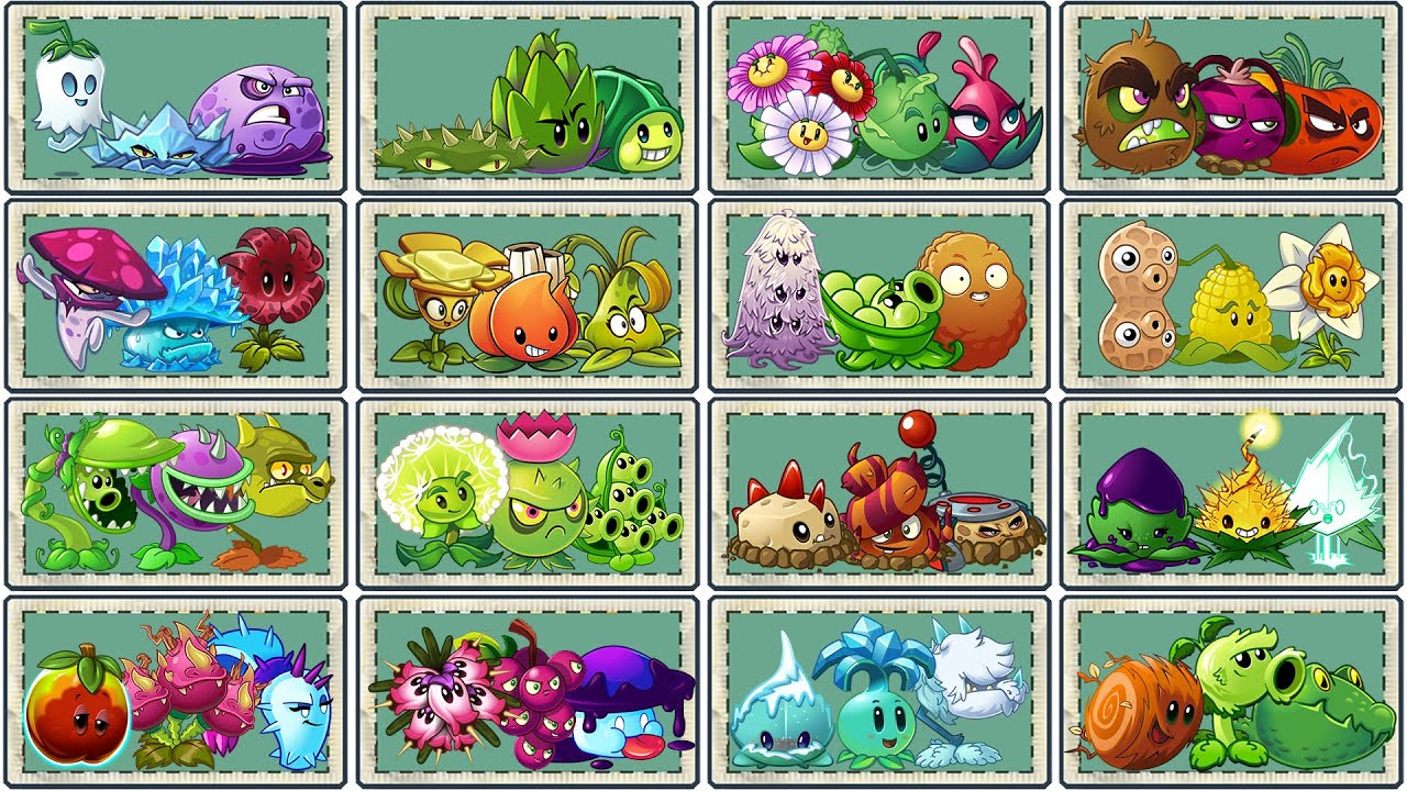 PvZ 2 - Best 16 Team, 3 Plants Each! - Which Team Will Win? - PVZ 2 ...