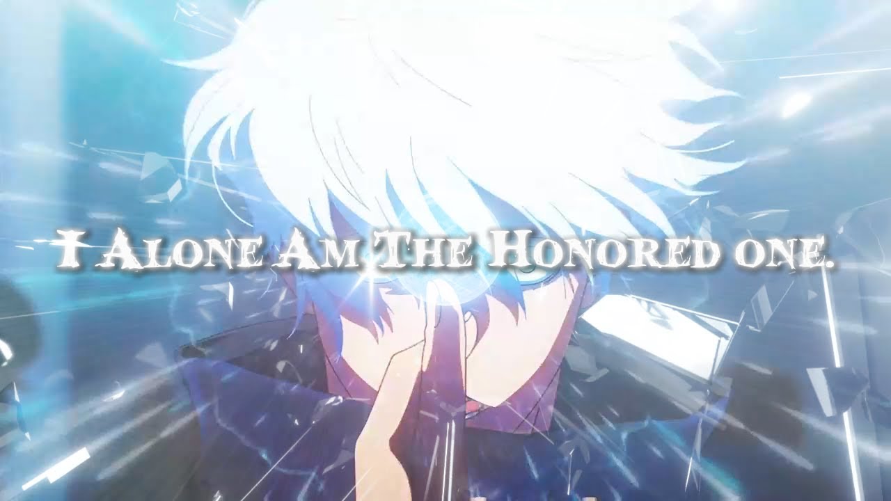 Gojo Satoru (Edit/AMV) I Alone Am the Honored one. - Funk Universo! 4K ...