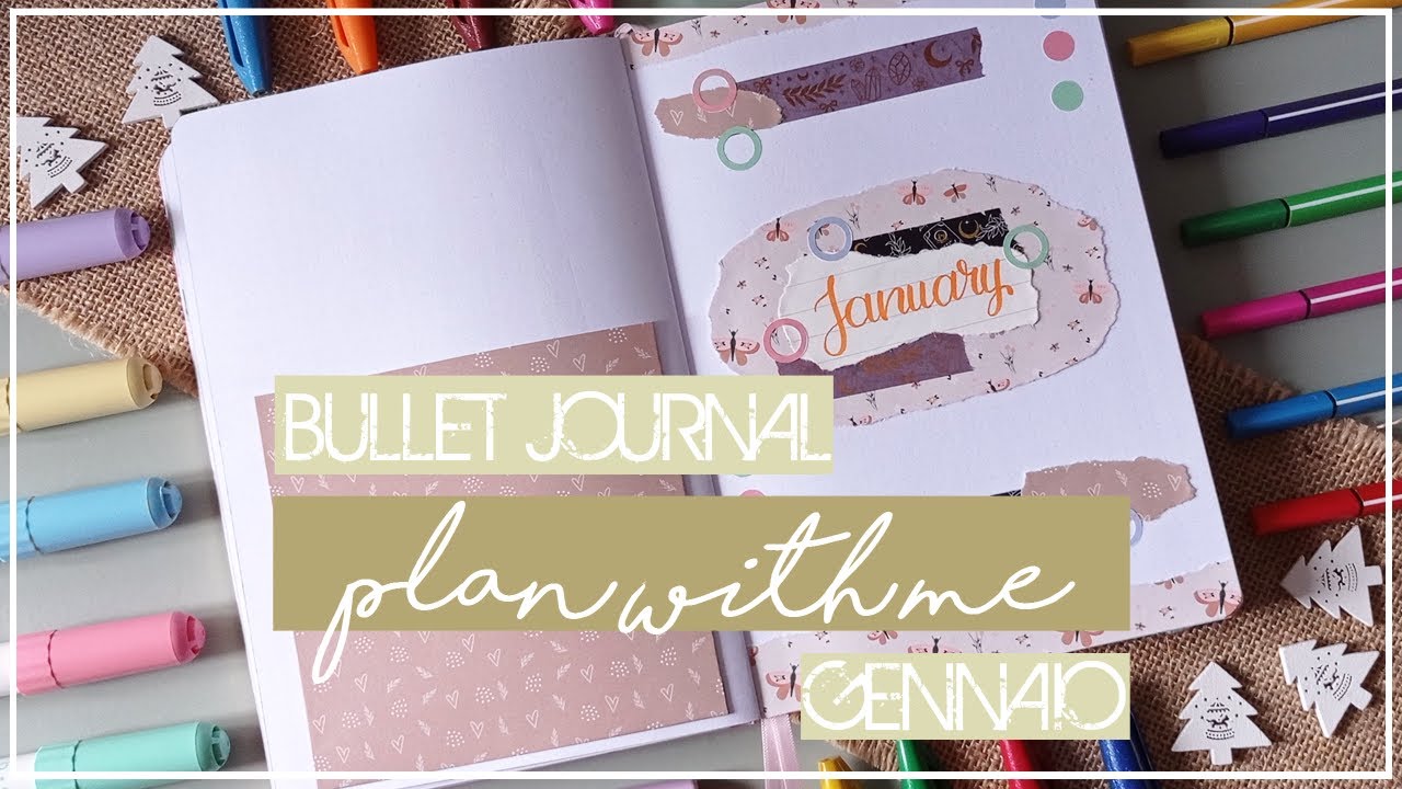 Bullet Journal: Gennaio - Plan with me - YouTube