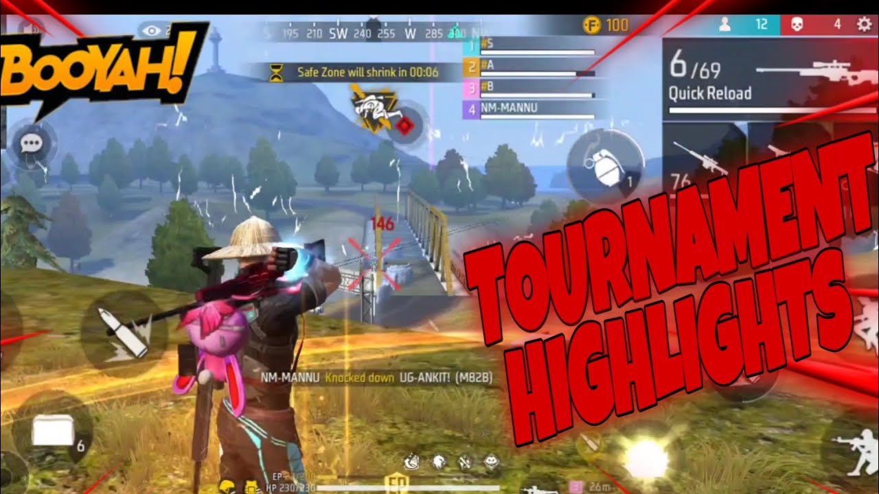 SNIPER GOD 👽💥 || TOURNAMENT HIGHLIGHTS FREE FIRE 🔥 || ft. MANNU FF ...