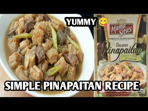 PINAPAITAN RECIPE USING MAMA SITA'S PINAPAITAN MIX - YouTube