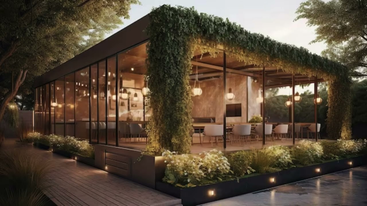 Fancy Restaurant Exterior Design Levana Roof Top Restaurant / 42m