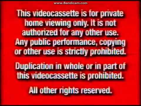 Blood Red FBI Warning Screen (Early 2000) - YouTube