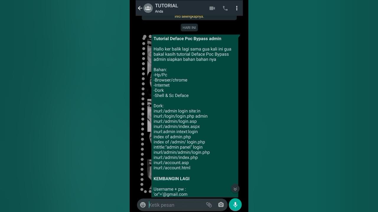 TUTORIAL DEFACE POC BYPASS ADMIN (upload shell) - YouTube