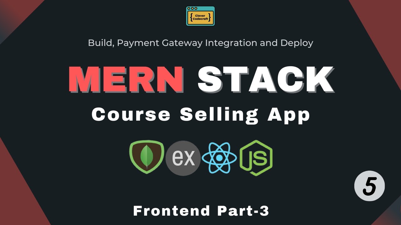 #5 MERN Stack Project | Course Selling App Frontend | Admin Dashboard ...