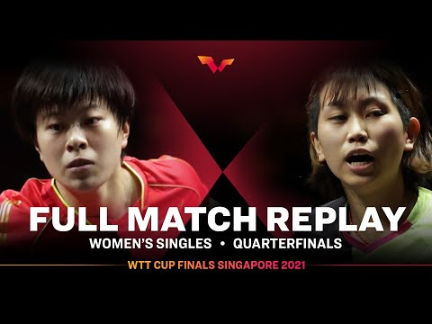 FULL MATCH | WANG Yidi (CHN) vs SATO Hitomi (JPN) | WS QF | #WTTSingapore 2021