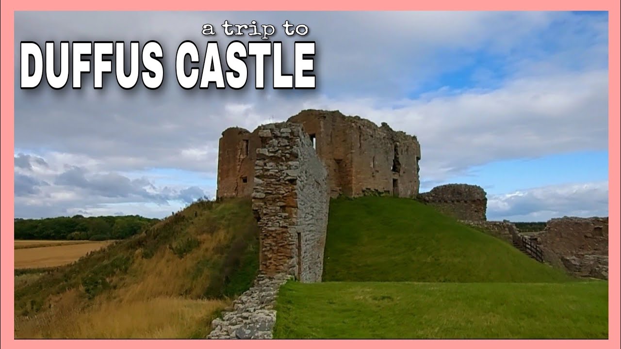 A trip to DUFFUS CASTLE || Motte and Bailey Fortress Ruins - YouTube