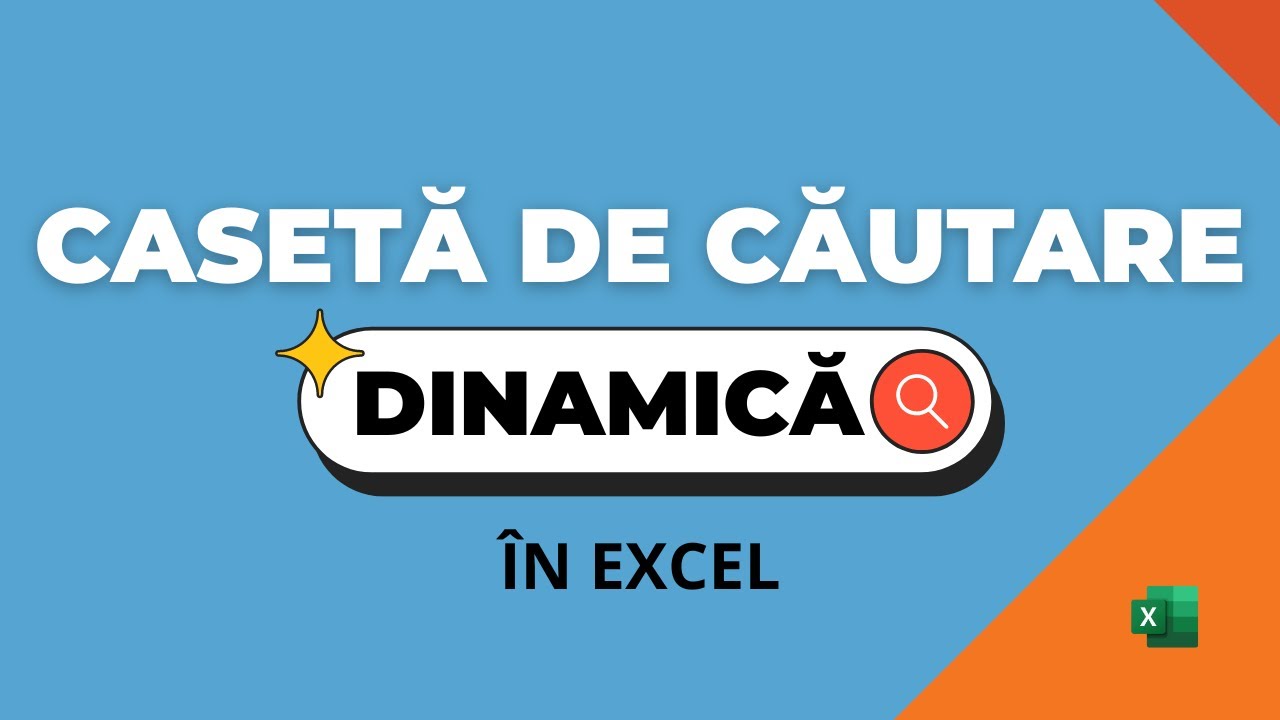 Cum creez o caseta de căutare dinamică în Excel - YouTube