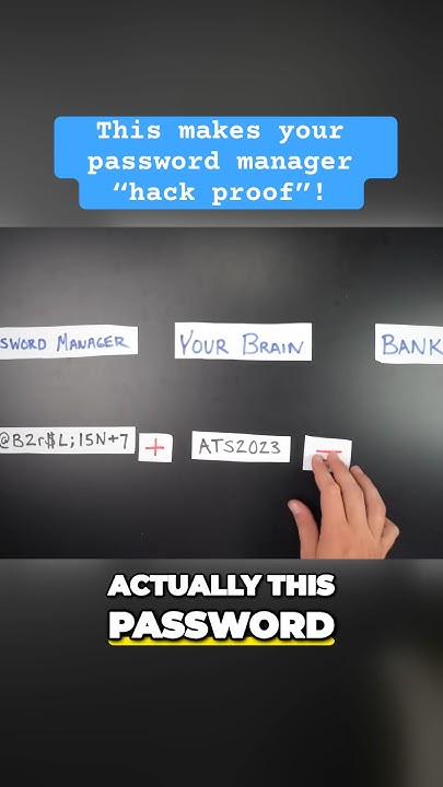 a truly "hack proof" password hack - YouTube